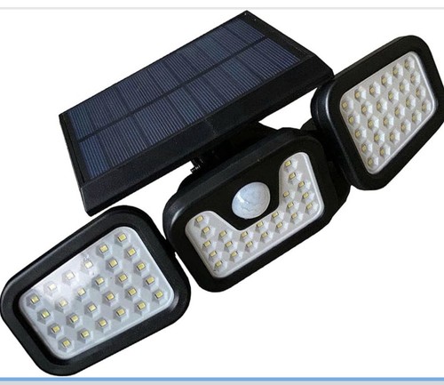 Split Solar Wall Lamp FL-1725A 3 Head Solar Wall Light Outdoor Security ...