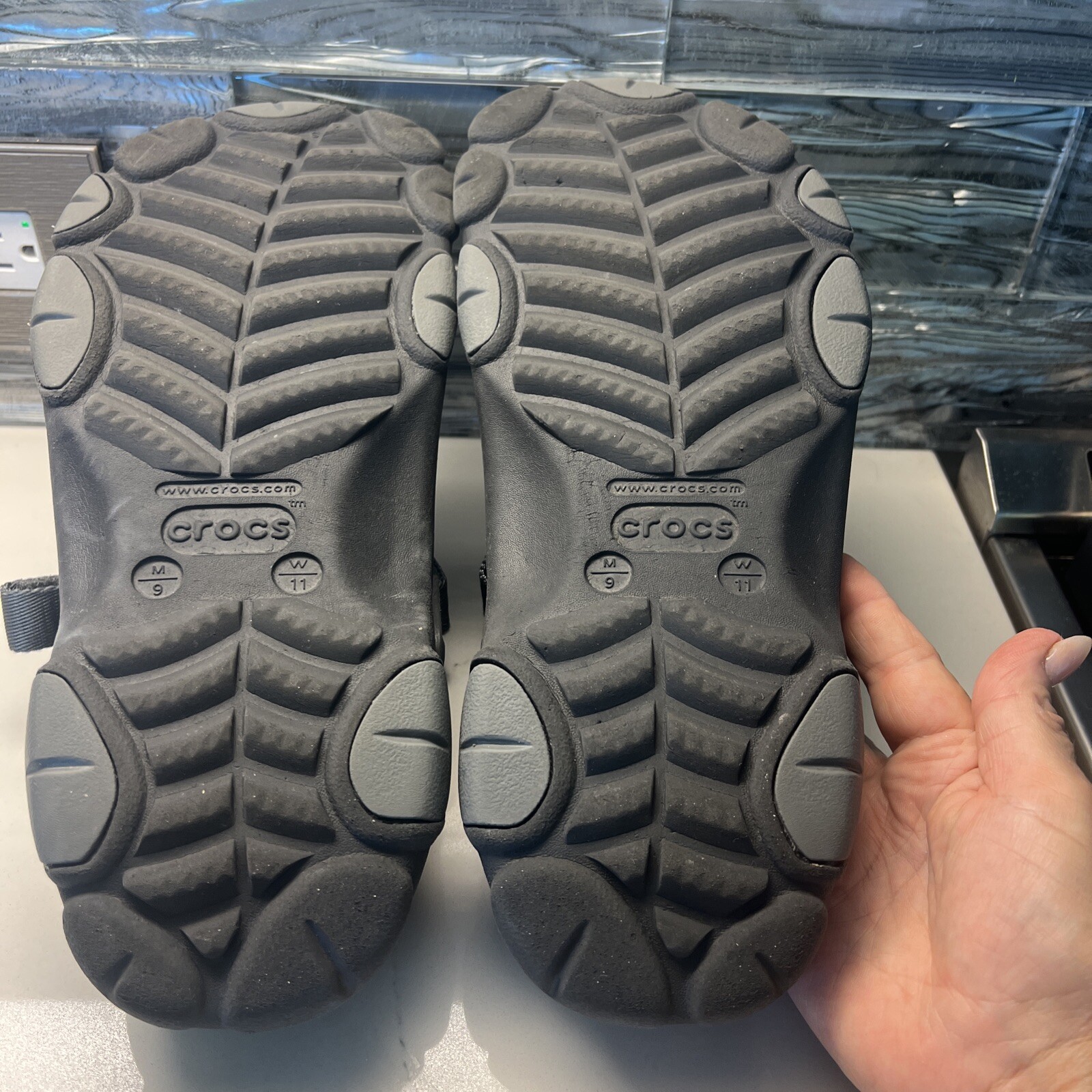 Crocs Iconic comfort black M9 W11 - Gem