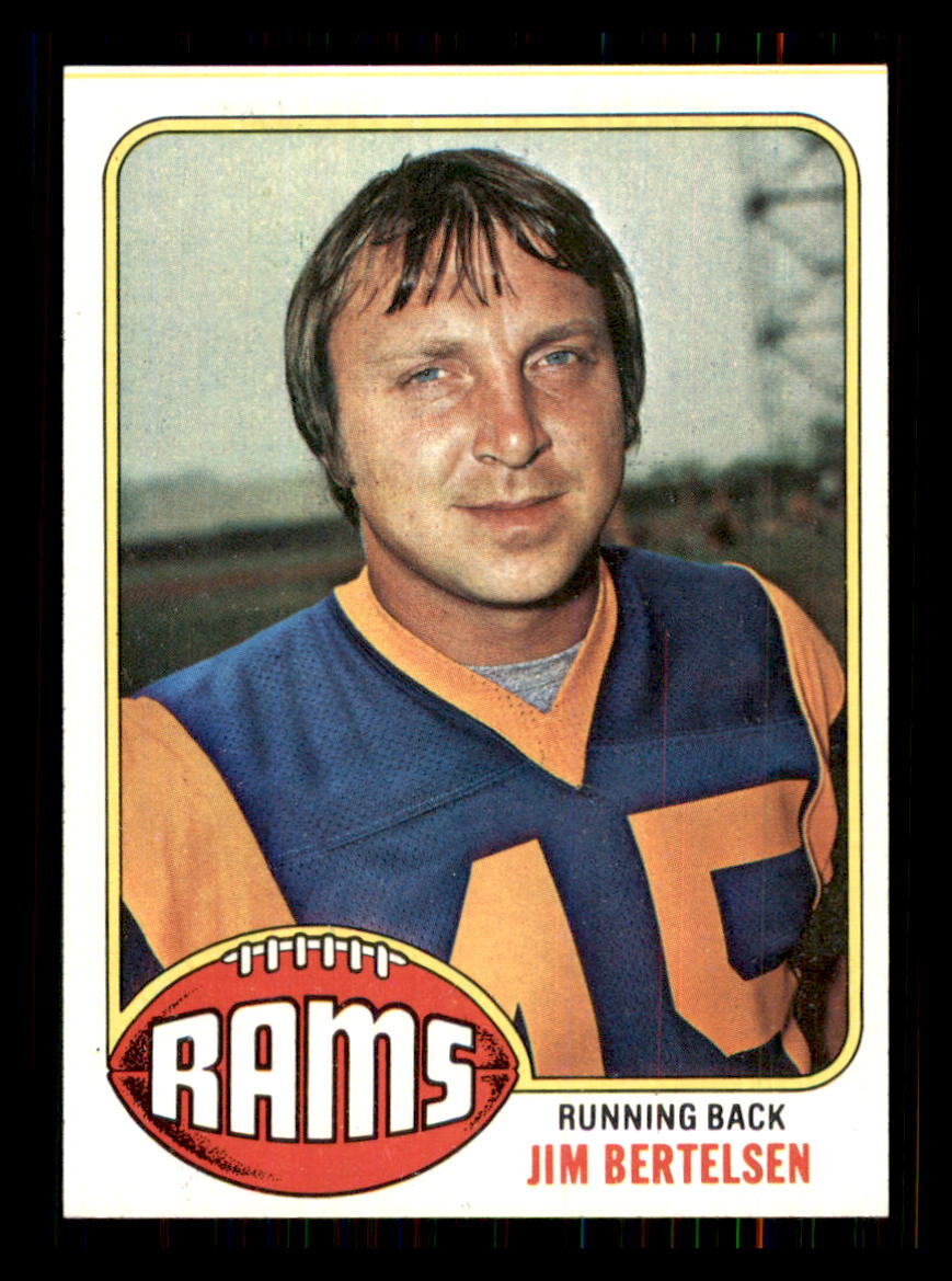 1976 Football Topps Jim Bertelsen Los Angeles Rams #493 1 | eBay