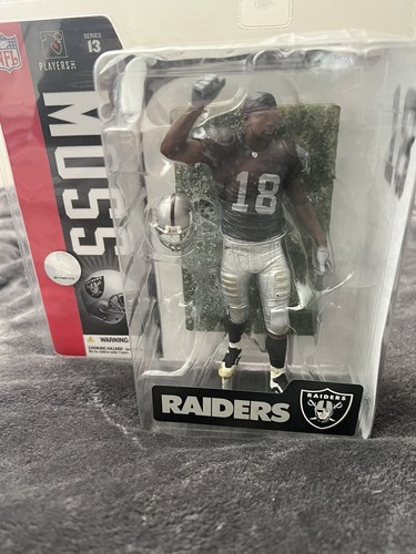 McFARLANE SPORTSPICKS NFL SERIES 13 OAKLAND RAIDERS RANDY MOSS ACTION ...