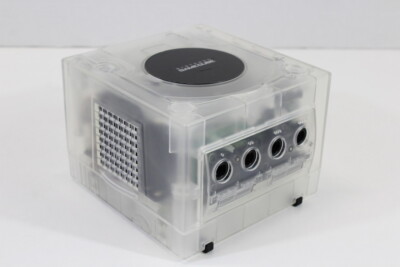 Nintendo Gamecube Console Clear Transparent White NTSC-U/C DOL-001 GC ...
