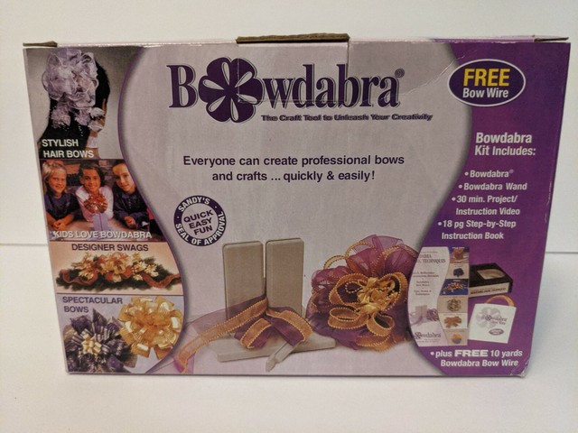 Bowdabra DESIGNER Large Bow Maker Kit BOW1003 Craft Tool for sale ...