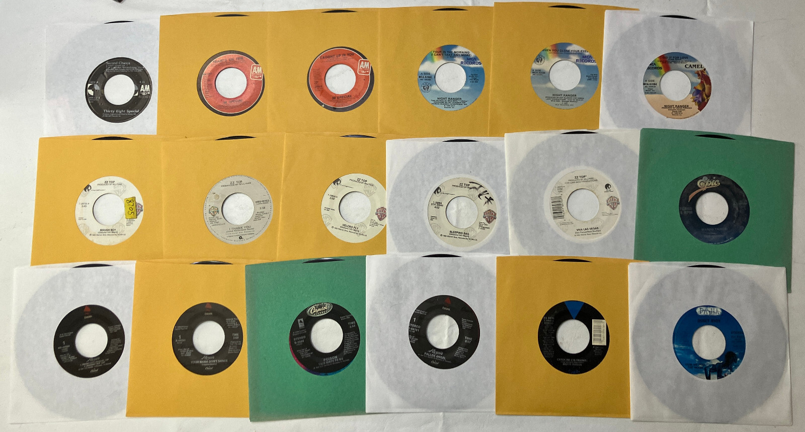 Lot of 32 Jukebox-Ready 1980s Hard Rock & Hair Bands on 45rpm 7" Vinyl ...