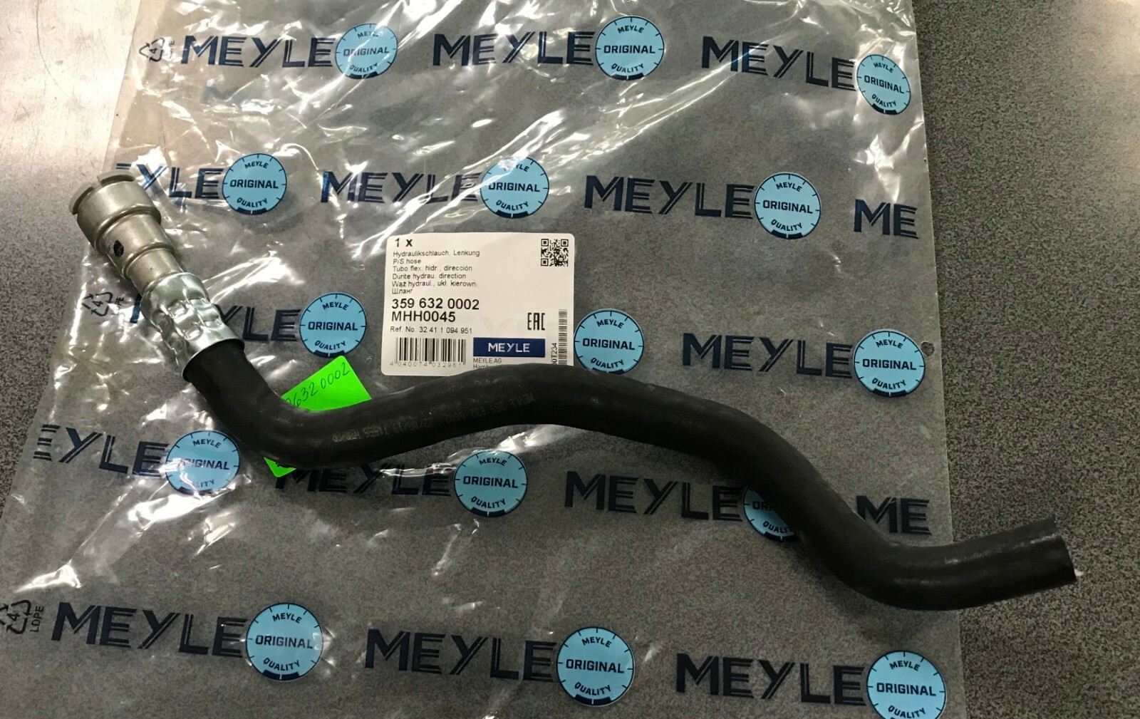 BMW E46 2.0i, 2.8i, 1.6i Steering System Hydraulic Hose 32411094951 | eBay