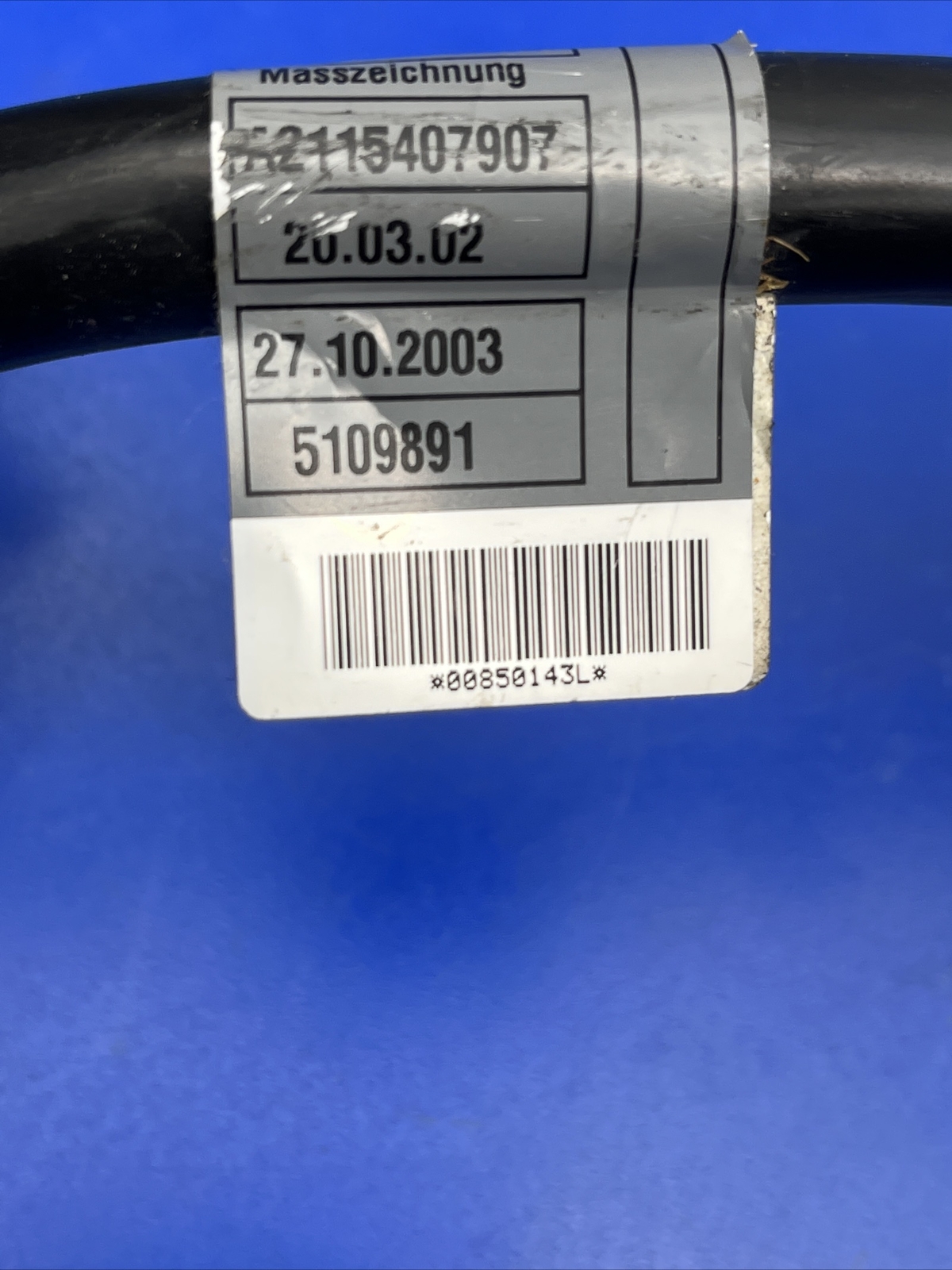 DK611200 03-06 MERCEDES E320 STARTER POSITIVE BATTERY CABLE LINE ...