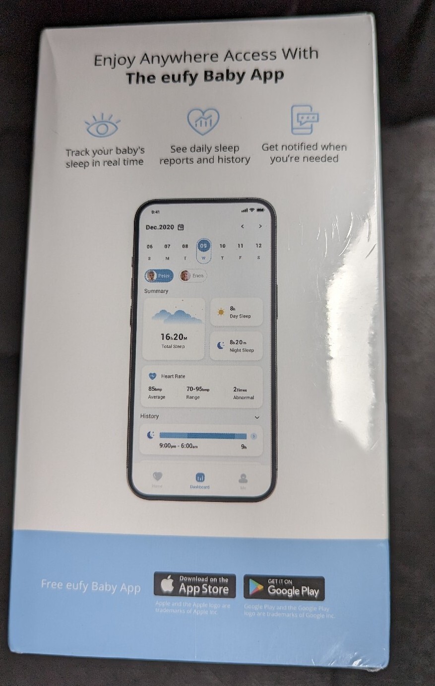 Eufy+Baby+Smart+Sock+S320+Smart+Baby+Monitor+for+Baby+24+Hours+ ...