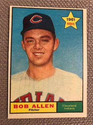 1961 Topps Bob Allen Cleveland Indians #452 Baseball Card RC | eBay