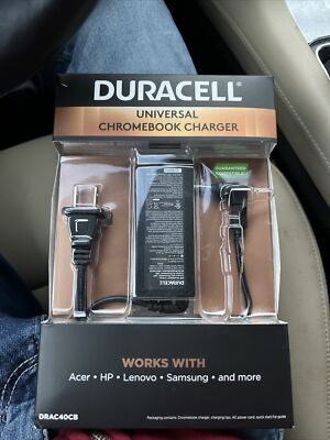 Duracell 40W Universal Chromebook AC Adapter | eBay