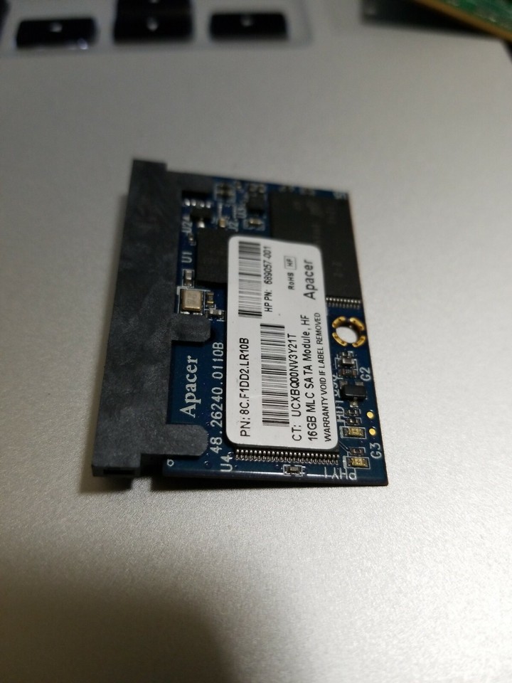 HP Apacer 16GB MLC SATA Module, HF 8C.F1DD2.LR10B PN 689057-001 | eBay