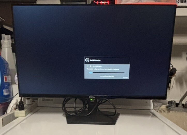 Dell 27” LED Backlit LCD Flat Panel Black Monitor SE2719H Full HD 1080p ...