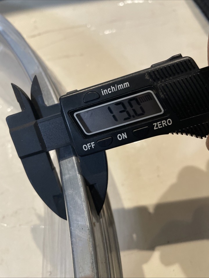 2 Vintage RIGIDA Aluminum Alloy Road Bike Rims 700c 36H NOS Clinchers ...