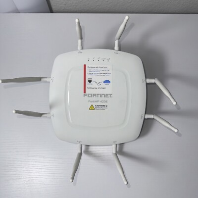 Fortinet FortiAP 423e Wireless Dual Band Access Point PoE No Power Cord ...