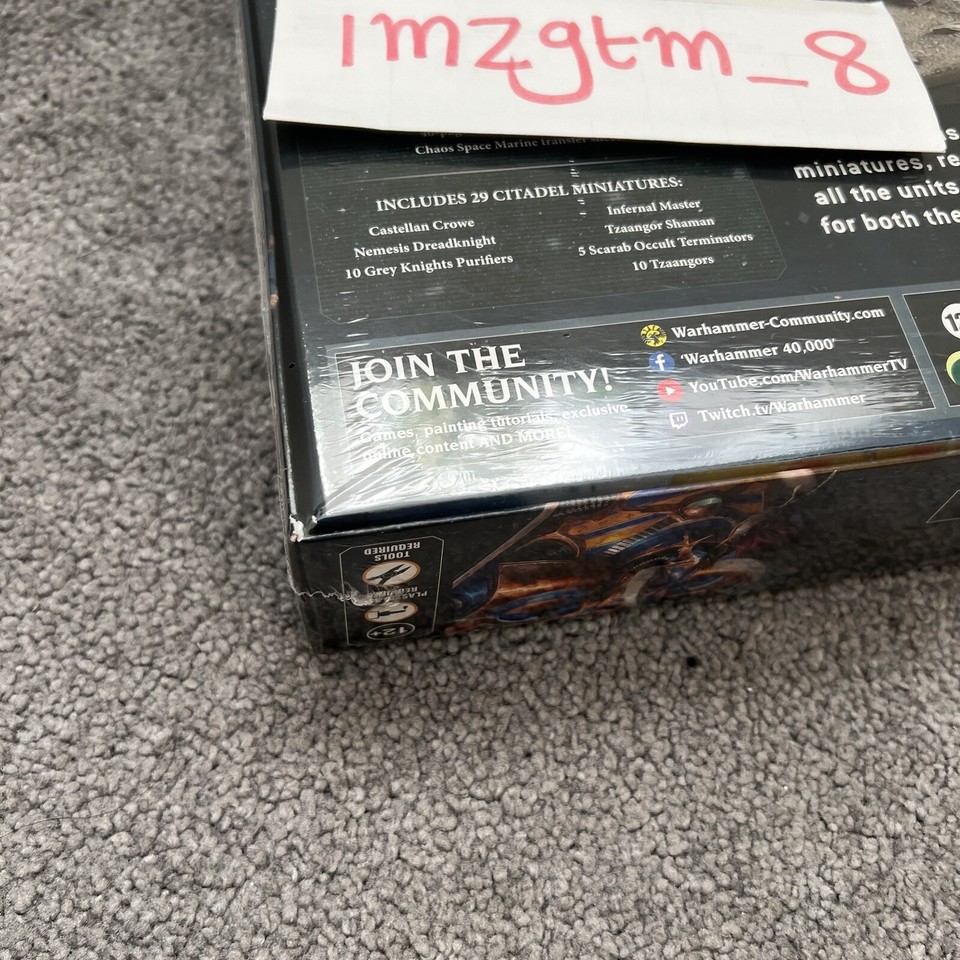 Warhammer 40K Hexfire Box Set SEALED OOP Grey Knights vs Thousand Sons ...