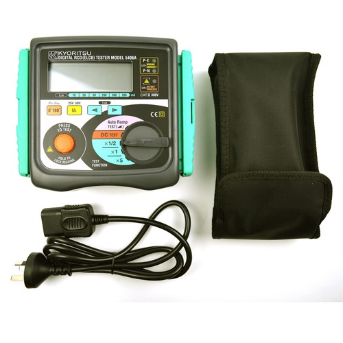 Kyoritsu 5406A Digital RCD (ELCB) Tester , AUTO RAMP Replace Kyoritsu ...