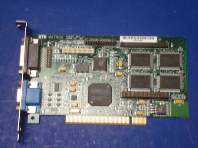 644-03 MATROX VIDEO CARD DUAL HEAD PCI MYSTIQUE 220 | eBay
