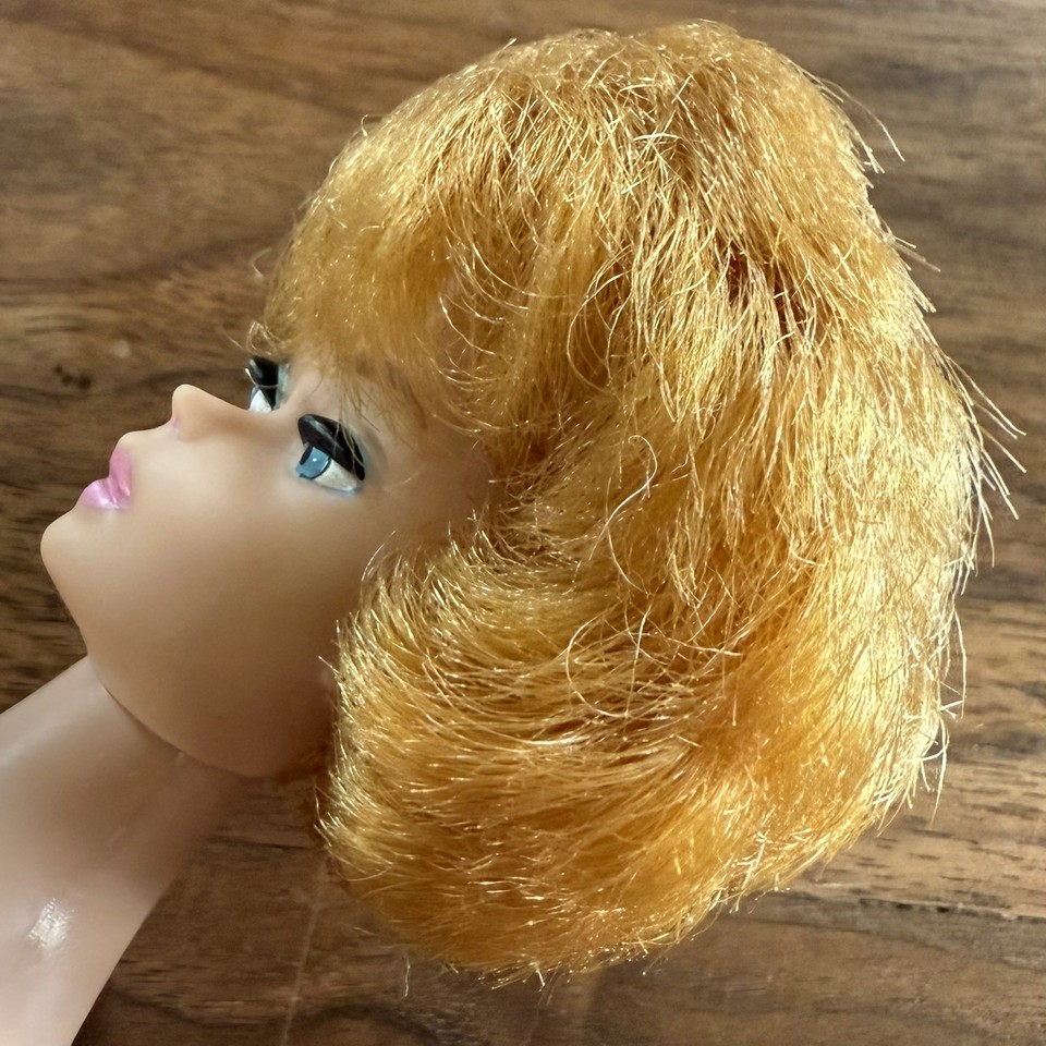 Vintage 1962 Mattel Barbie Midge Doll Ginger Blonde Bubble Cut Gold Zip ...