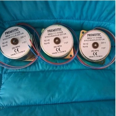 "Lot Of 3" Premotec Turntable Motors 9904-111-31828 220V 250rpm@50hz 300rpm@60hz | eBay