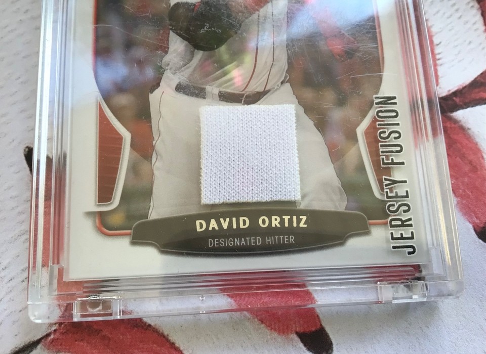 2021 Jersey Fusion - David Ortiz 2005 Game Used Swatch Big Papi Boston ...