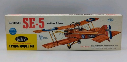 NEW British SE-5 WWI Fighter Guillow’s Model Airplane Balsa Wood Kit | eBay