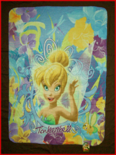 TINKERBELL - Polar Fleece BLANKET Throw Rug 128x92 NEW | eBay