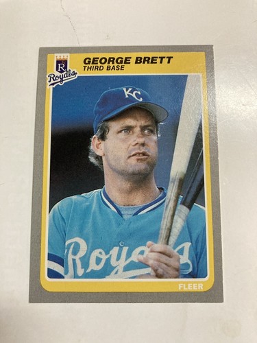 Nm Near Mint 1985 Fleer George Brett Kc Royals #199 | eBay