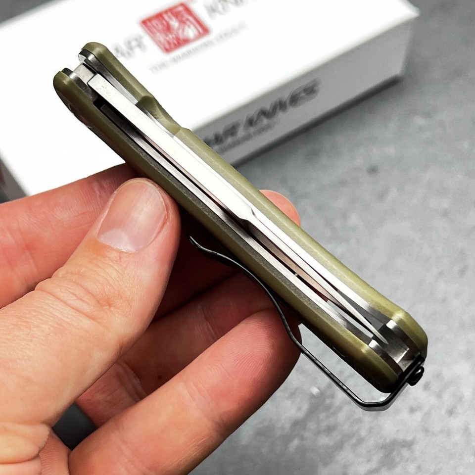 AL MAR Mini SERE 2020 Assisted Open Flipper Green G10 EDC Folding ...