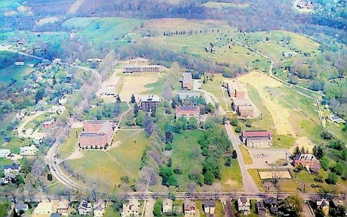 Thiel College Campus Aerial View Postcard Greenville Pa | eBay