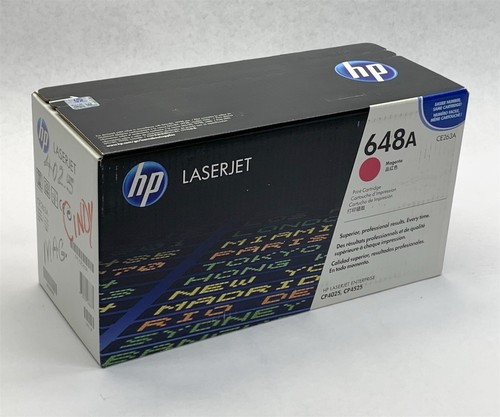 HP LaserJet CP4025 CP4525 648A CE263A Magenta Toner Cartridge Genuine ...