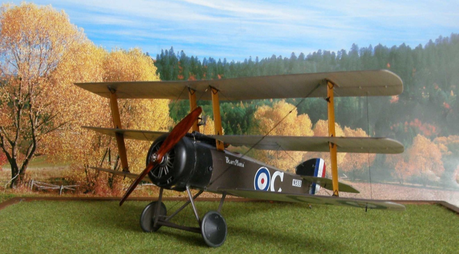 Roden 609 Sopwith Triplane fighter-triplane WWI plastic model kit 1/32 ...