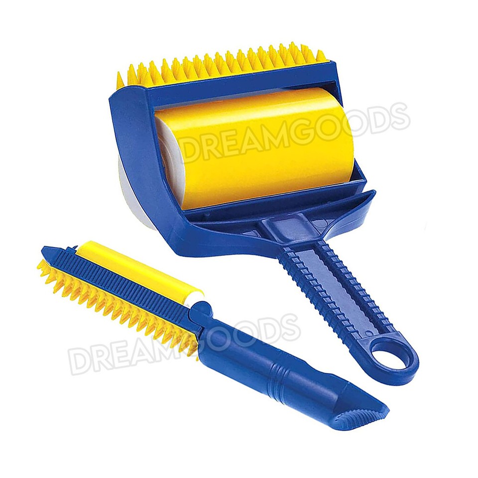Reusable Sticky Buddy Picker Cleaner Lint Roller Pet Hair Remover Brush ...