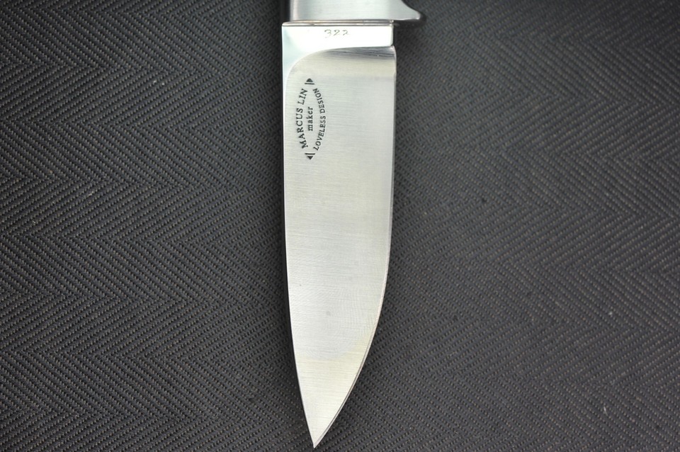2022 Marcus Lin Loveless Semi-Skinner .18" Satin M390, Full Green ...