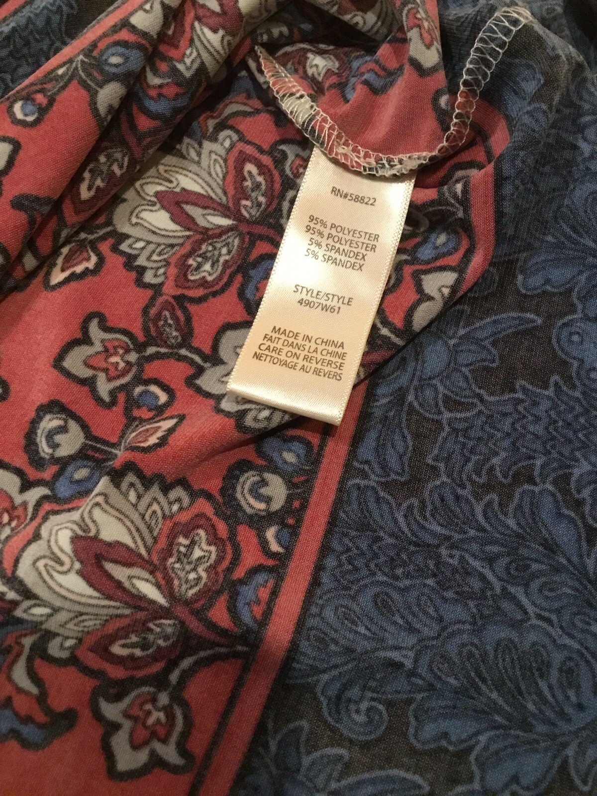 Max studio Navy/Red Multi Color Sheath Dress, XS - Gem