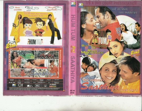 Hum Tum-2004-Salf Ali Khan/Saathiya-2002-[2 India Movies]-Movie-DVD | eBay