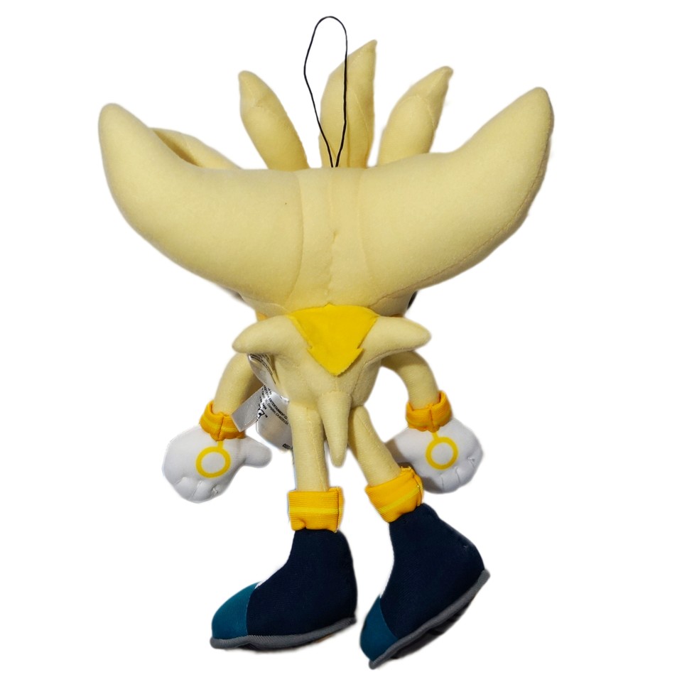 Sonic the Hedgehog Super Silver Sonic Plush 10" Official Licensed Great ...