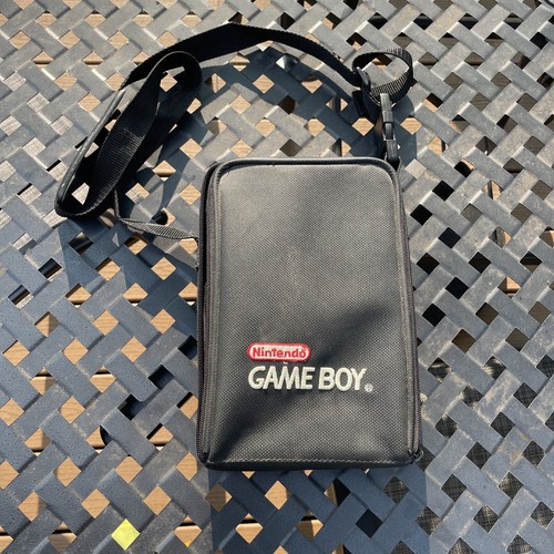 Nintendo Gameboy Carrying Case Travel Bag Black Strap For Console ...
