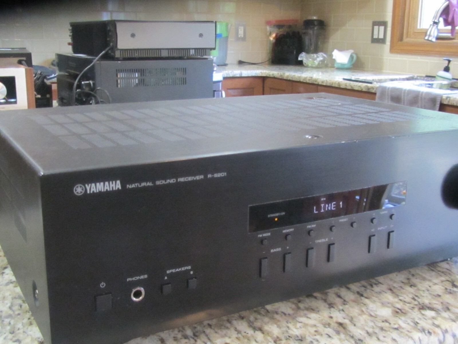 Yamaha R-S201 175 Watt Receiver Stereo AM/FM Tuner! Tested! PERFECT ...