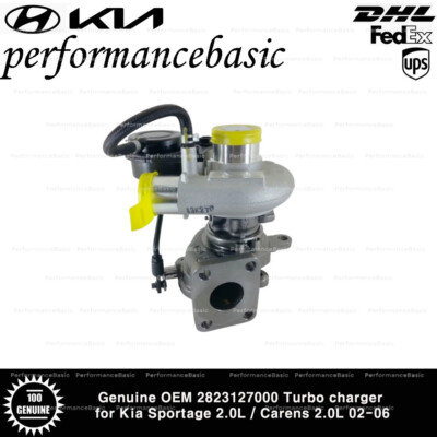 Genuine OEM 2823127000 Turbo charger for Kia Sportage 2.0L / Carens 2 ...