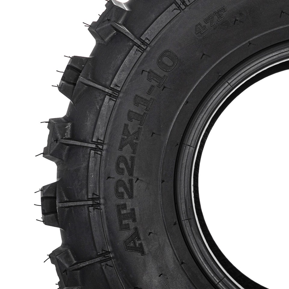 Set 2 22x11-10 6Ply ATV Tires 22x11x10 UTV Tires 22 11 10 Mud All ...
