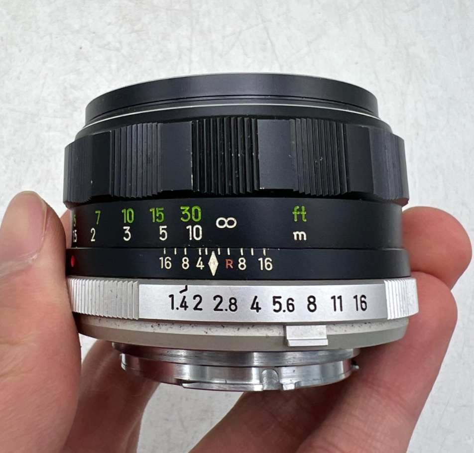 Minolta MC Rokkor PF 58mm F1.4 MD Mount Prime Lens For SLR/Mirrorless ...