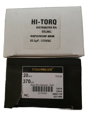 20 Mfd 370VAC Oval Run Capacitors | eBay