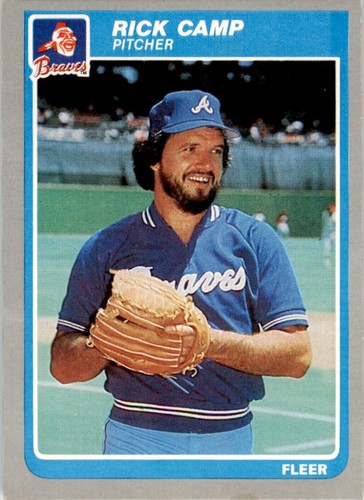 1985 Fleer Rick Camp . Atlanta Braves #321 | eBay