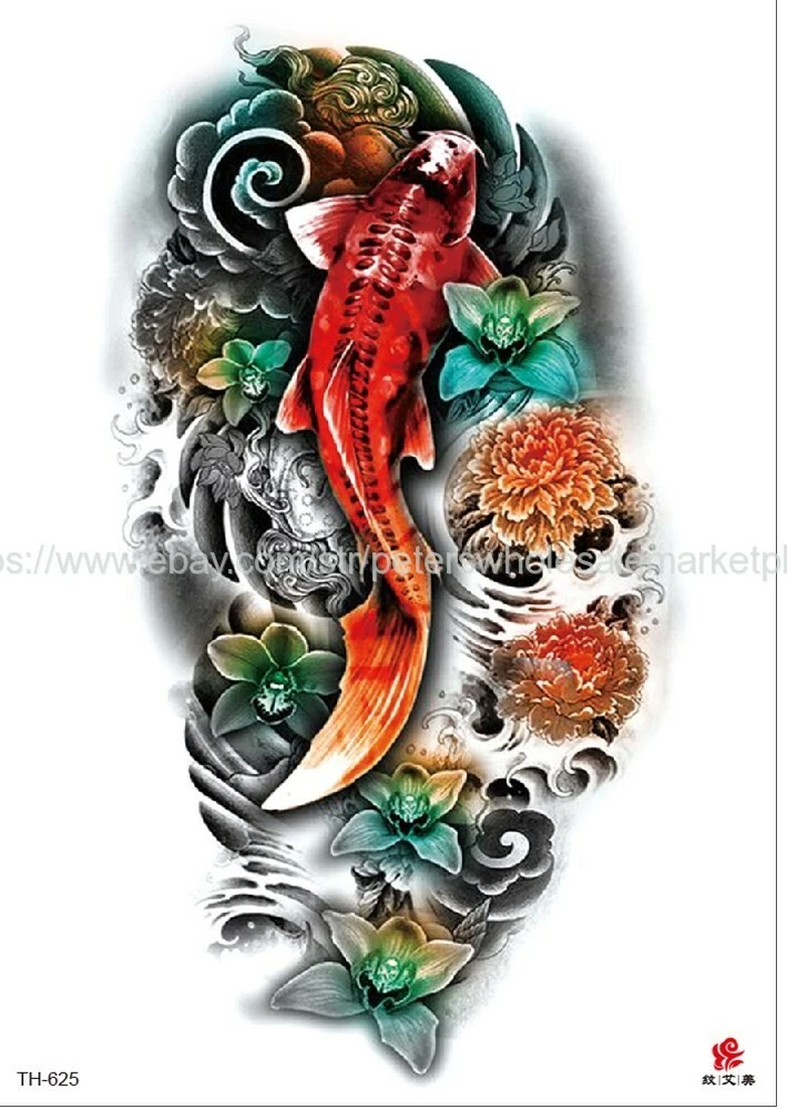 Koi Fish Tattoo Shoulder