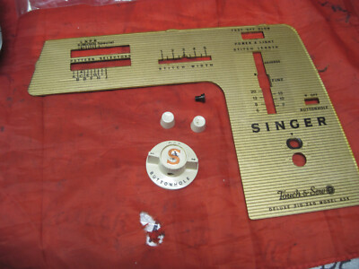 Singer Sewing Machine 635 Touch & Sew Parts Front Face Cover Plate ...