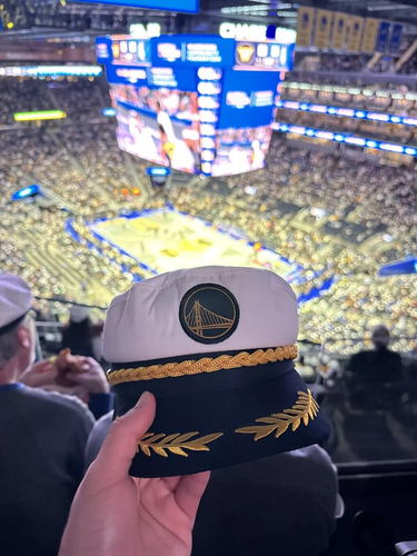 Golden State Warriors 2024 Captain Klay Thompson SGA Cap Hat 11/12/24 ...
