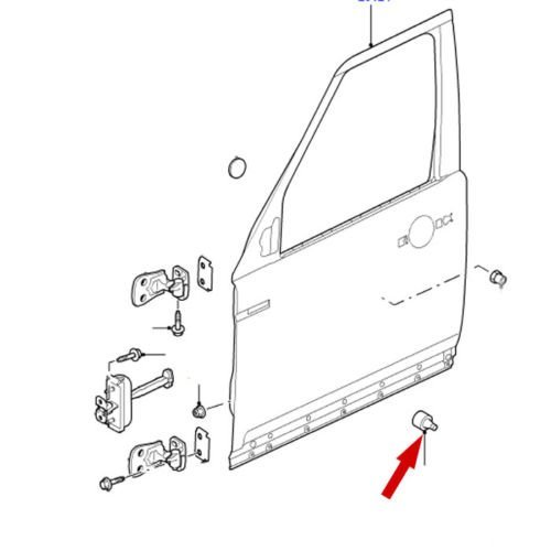 LAND ROVER LR2 / LR3 / LR4 & RANGE ROVER SPORT RUBBER DOOR BUMP STOP ...
