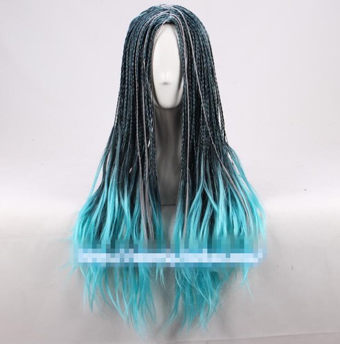 descendants 2 Uma braids Zöpfe Long Lang Cosplay Kostüm Perücke wig ...