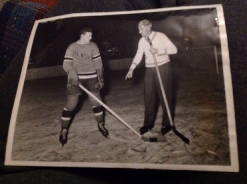 LESTER PATRICK LYNN PATRICK 1934 NEW YORK RANGERS NHL HOCKEY PHOTO ...