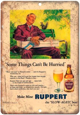 Ruppert Beer Vintage Breweriana Ad Reproduction Metal Sign E384 | eBay