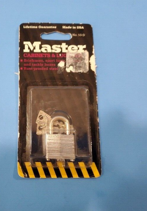 Master Padlock No. 10-D in package | eBay