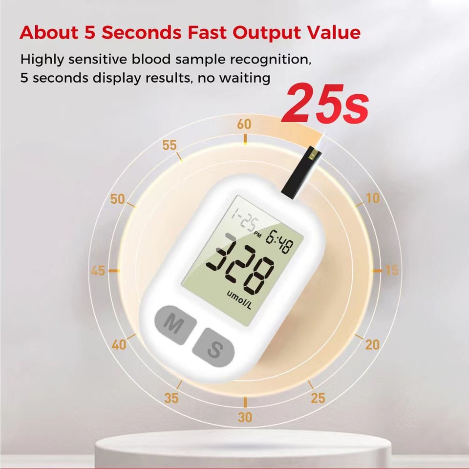 Blood Glucose Monitor Kit Professional Portable Blood Glucose Meter ...